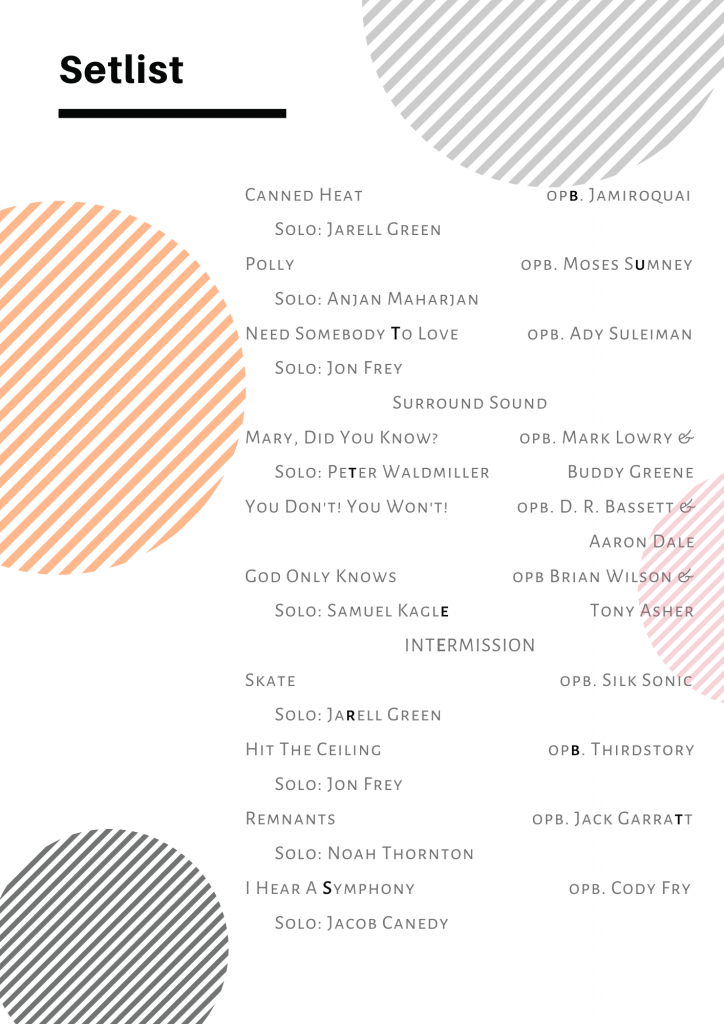 Eight Beat Measure – RIT’s Original All-Male A Cappella Group